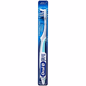 Oral-B CrossAction Compact Toothbrush, 23 Soft (Colors Vary) - 1 Count