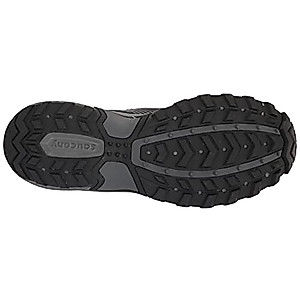 Saucony Men's Excursion TR16 Trail Running Shoe, Black/Charcoal, 13