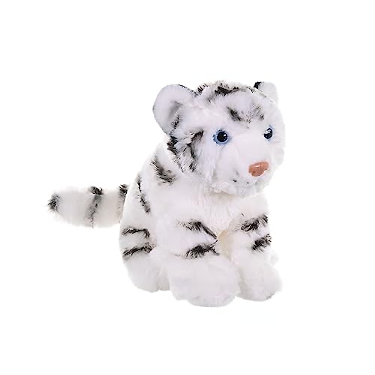Wild Republic White Tiger Plush, Stuffed Animal, Plush Toy, Gifts for Kids, Cuddlekins 8 Inches,Multicolor
