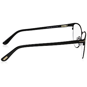 Tom Ford Oval Eyeglasses TF5420 005 Matte/Shiny Black/Gold 54mm FT5420