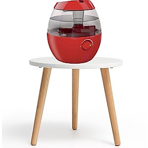 Humidifer Stand Table for Bedroom, Waterproof coating, Sturdy wood, Large, White. (Stand Only)