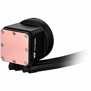 Thermaltake TH120 ARGB Motherboard Sync Edition Intel/AMD/AM5 All-in-One Liquid Cooling System 120mm High Efficiency Radiator CPU Cooler CL-W285-PL12SW-A, Black