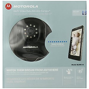 Motorola Blink1 Wi-Fi Video Camera for Remote Viewing with iPhone and Android Smartphones and Tablets, Black