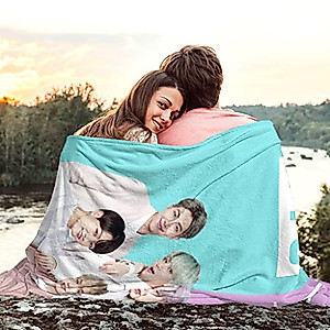 Kpop Merchandise Blanket Ultra Soft Warm Throw Blanket Fuzzy Bedding for Traveling Camping Couch Sofa Gifts 50"X40"