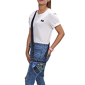 THE COLLECTION ROYAL Heart Embroidered Mini Crossbody Bag