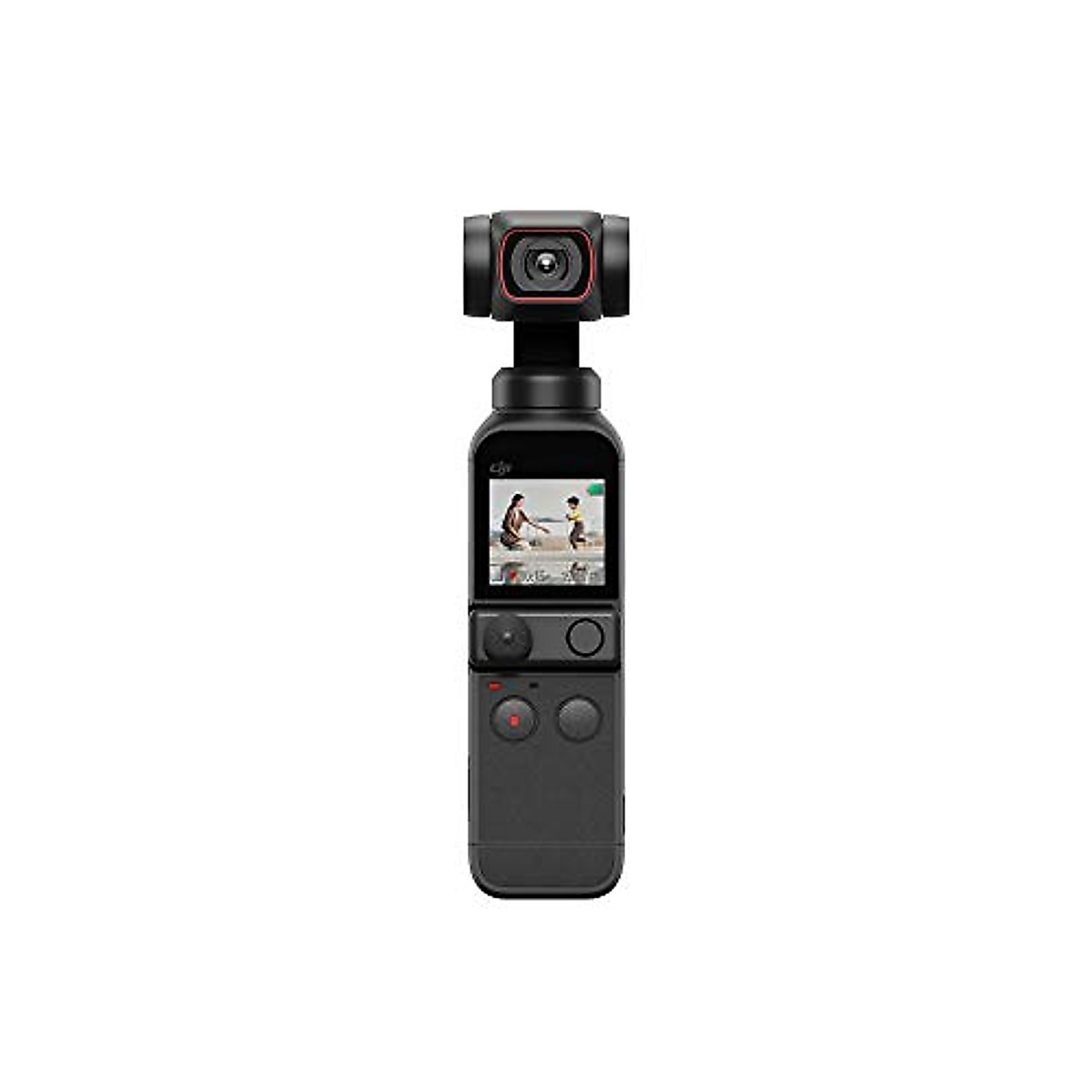 DJI Pocket 2 - Handheld 3-Axis Gimbal Stabilizer with 4K Camera, 1/1.7” CMOS, 64MP Photo, Pocket-Sized, ActiveTrack 3.0, Glamour Effects, YouTube TikTok Video Vlog, for Android and iPhone, Black