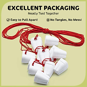 Srenta Large Tooth Saver Necklace, Baby Child Tooth Keepsake Holder Organizer Necklace, Pack of 144 Pcs