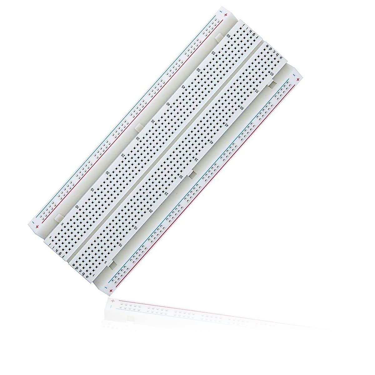 MB-102 Solderless Breadboard 830 Tie Points Protoboard PCB Board with Power Supply Module Multicolored Cable for Arduino DIY Electronics
