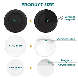 WALLFID 5 Pack N52 High Magnetic Remote Control Holder Wall Mount Holders Hole-Free Phone Charging Organizer Storage Containers For Home Office School Supply Storage.(Black Enhanced version)