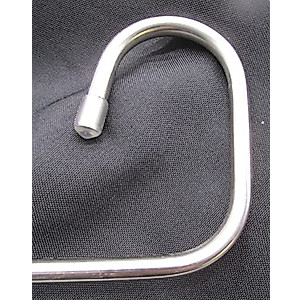 NAHANCO NHMLPH S-Shape Multilayer Metal Space Saving Pant/Scarf Hangers for Closet Organization (5 Layers) -3/Pack