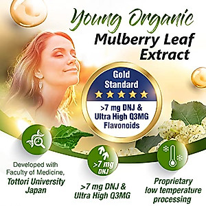 LABO Nutrition Mulbiotic, Organic Mulberry Leaf Extract + LactoSpore Probiotic & Fenumannan Prebiotic, for Carb Cravings Support, Vegetarian, Non-GMO, 30sx3