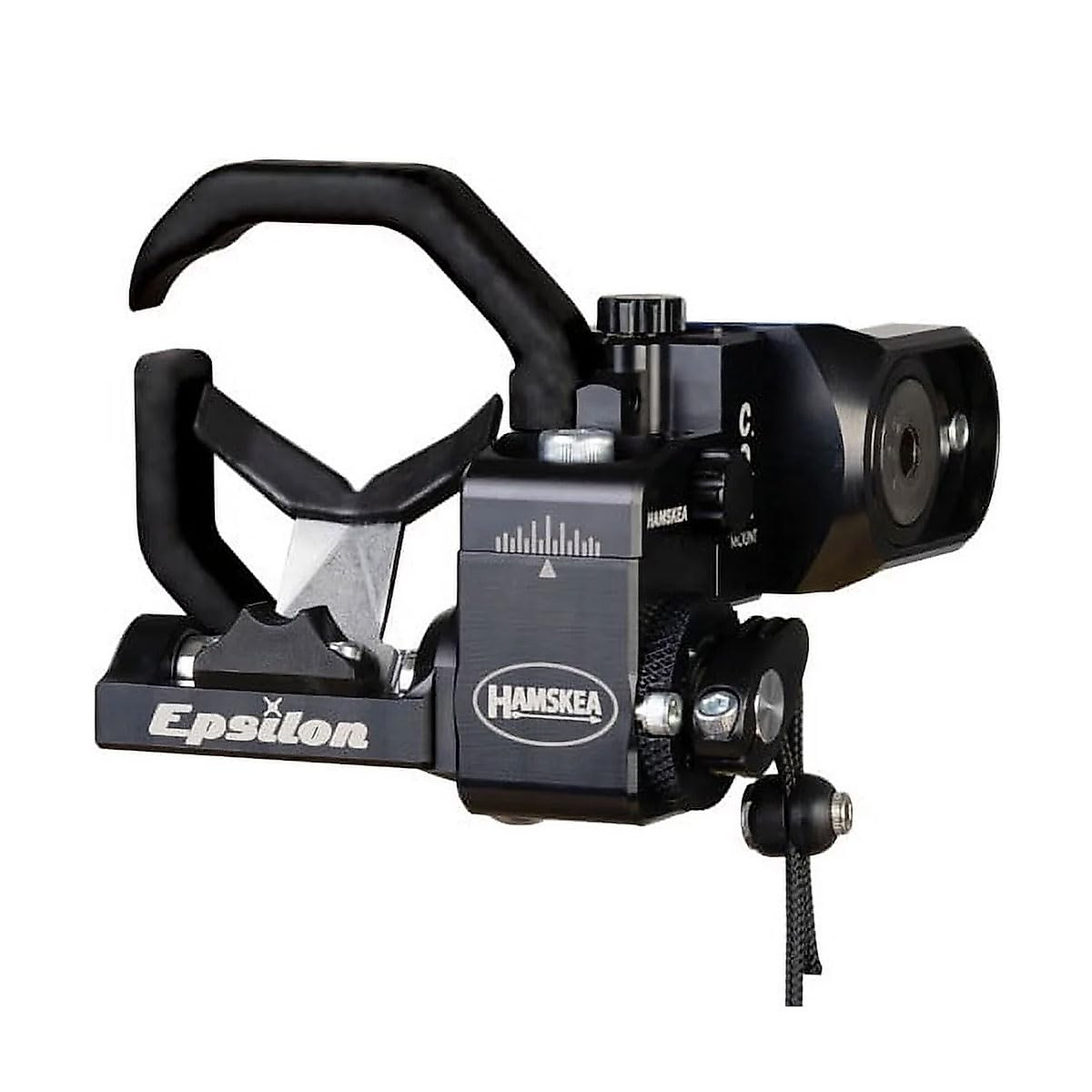HAMSKEA Archery Epsilon Arrow Rest, Mathews Mount, Left Hand, Black