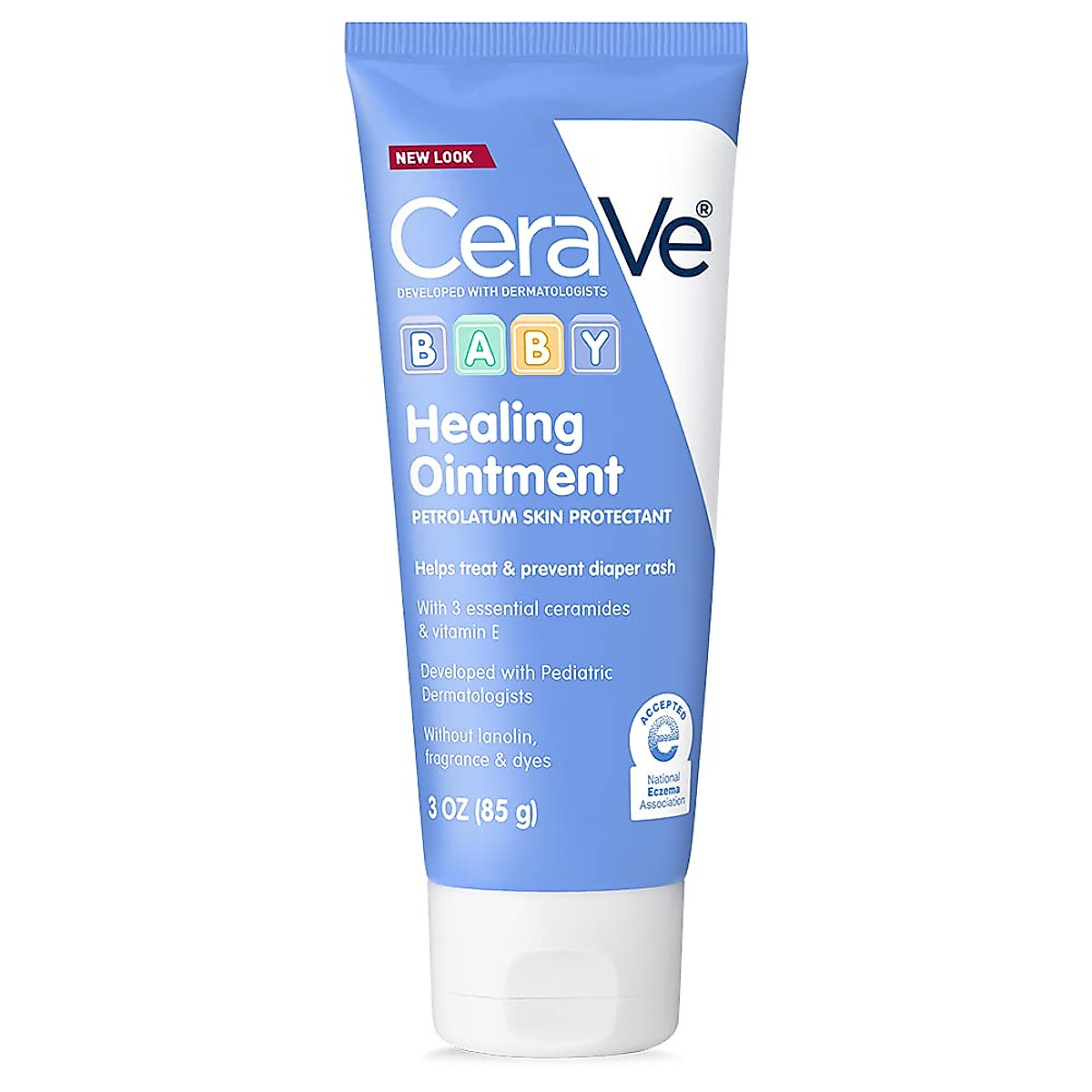 CeraVe Diaper Rash Cream | Baby Healing Ointment & Vitamin E | Lanolin, Fragrance, Paraben, Dye, Phthalates & Sulfate Free | Baby Soap & Baby Lotion |Niacinamide & Vitamin E