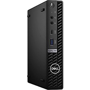 Dell OptiPlex 7080 XE Micro Form Factor Mini PC Business Desktop Computer [Windows 11 Pro], Intel 6-Core i5-10500T, 16GB DDR4 RAM, 1TB PCIe SSD, Wi-Fi 6, Bluetooth 5.1, Ethernet, Display Port, RJ45