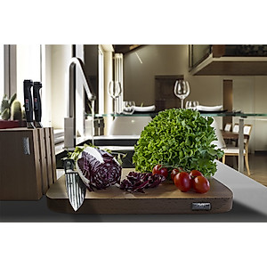 Siena Solid Oiled Finish Cutting Board, 11.8 by 7.87 by 0.78", Beech Wood