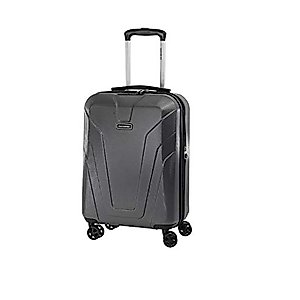 Samsonite Frontier Spinner Unisex Small Black Polycarbonate Luggage Bag TSA Approved Q12009001