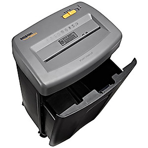 Amazon Basics 17-Sheet Cross-Cut Paper, CD, and Credit Card Shredder with Pullout Basket