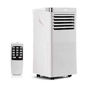 AOXUN 10000BTU Portable Air Conditioner and Heater Dehumidifier and Fan with Remote Control, 4-IN-1 Portable AC Unit For Room, Office, Dorm, Bedroom (Window Venting Kit Included)