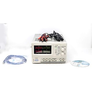 Tekpower TP3005PIII Programmable Variable Regulated Triple Output DC Power Supply, 0-30V at 0-5A