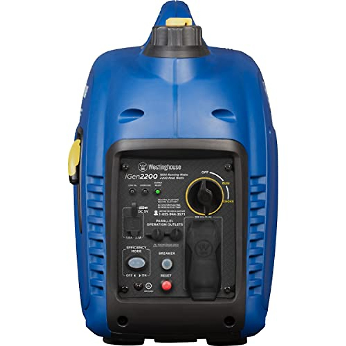 Westinghouse Outdoor Power Equipment 2200 Peak Watt Super Quiet & Lightweight Portable Inverter Generator, Gas Powered, Parallel Capable, Long Run Time
