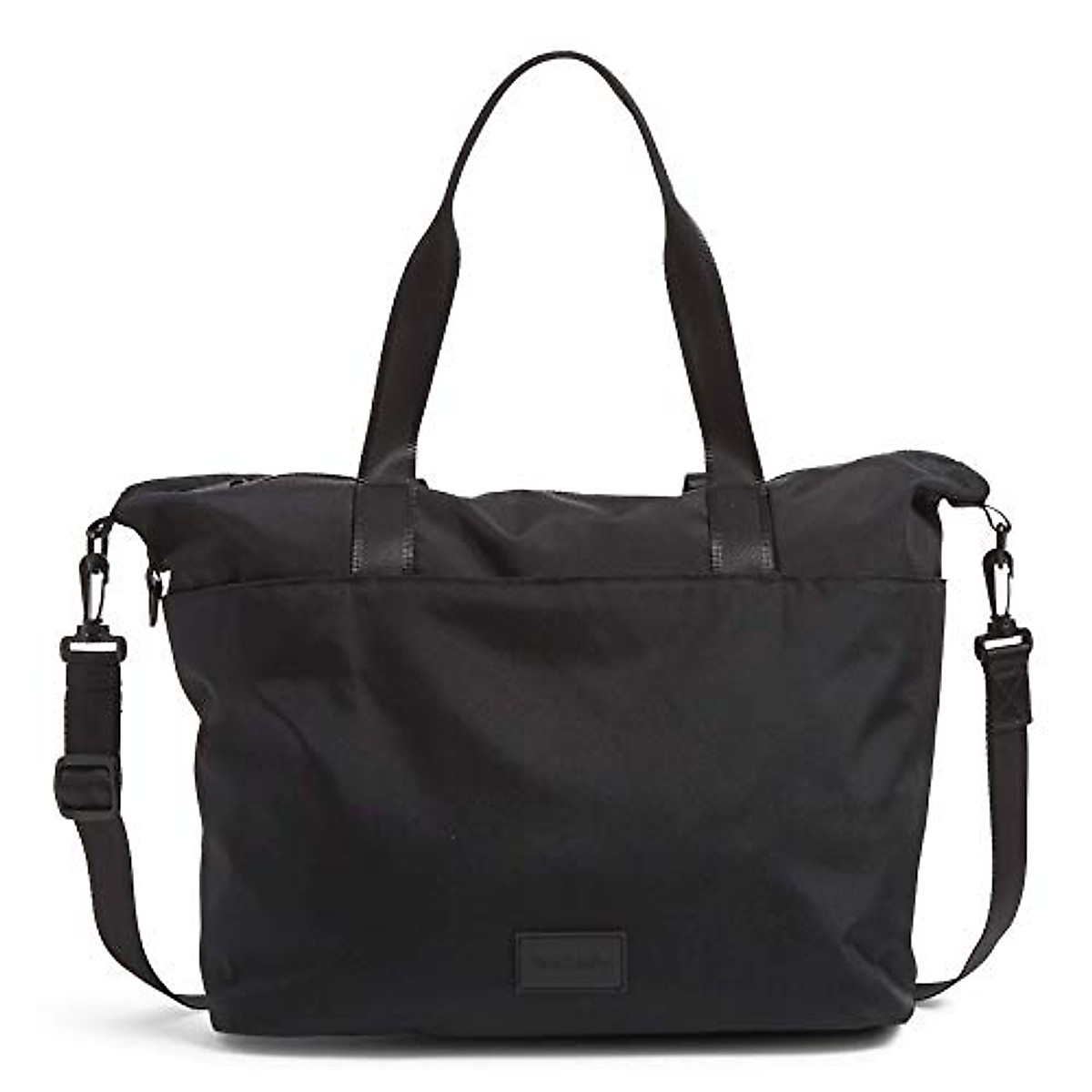 Vera Bradley Women's Recycled Lighten Up Reactive Tote Bag, Black, One Size