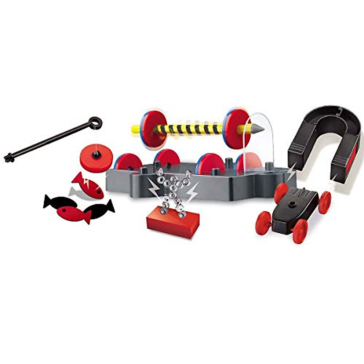 4M Magnet Exploration from STEAM Powered Kids, Transform This Super Magnet Set to Perform Fun Experiments and Games, Over 20 Games and Experiments Included, Ages 8+