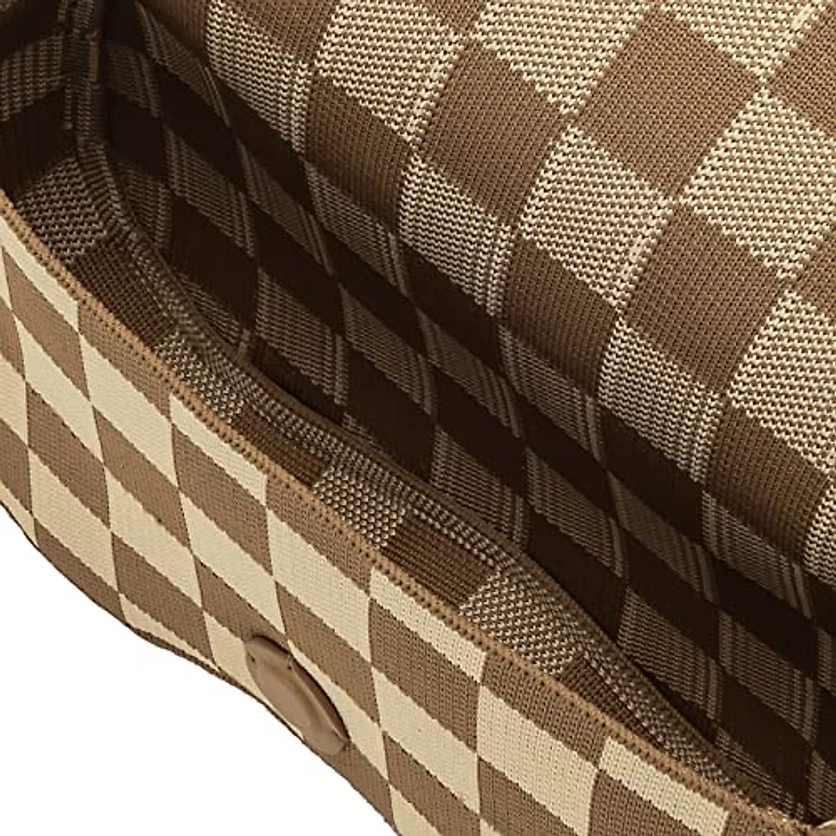 JW PEI Women's Becci Knitted Shoulder Bag (Brown & Beige)