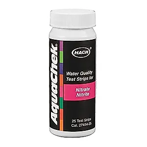 AquaChek 641426E Swimming Pool and Spa Nitrate/Nitrite Test Strips, 25 Strips