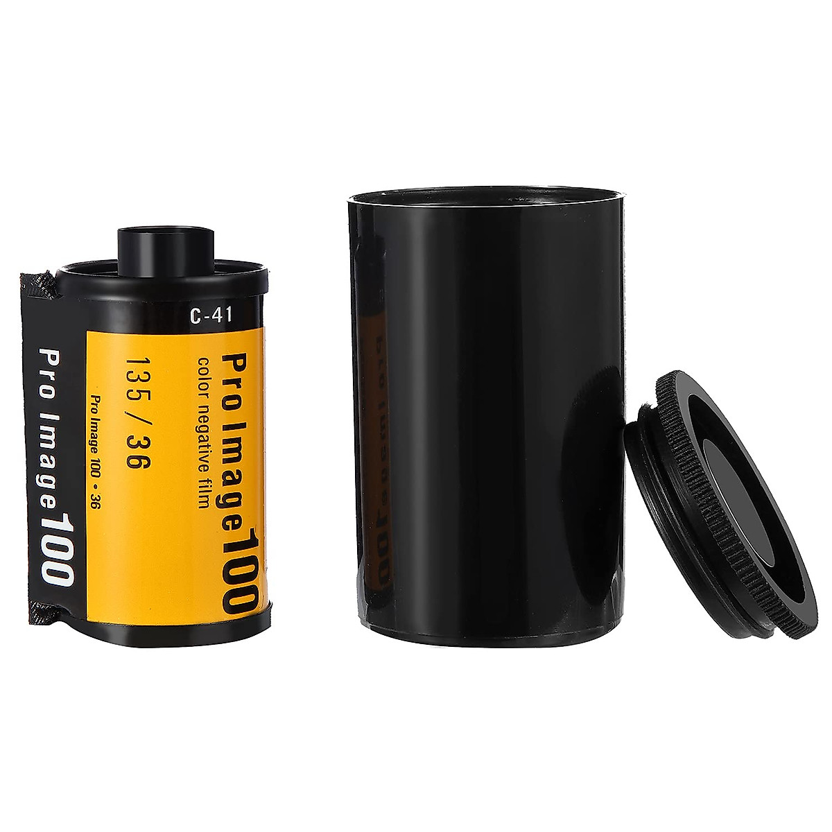 JOVITEC 30 Pieces Plastic Film Canister Holder, 35 mm Empty Camera Reel Containers, Storage Containers Case with Lids for Storing Small Accessories, Film, Keys, Coins, Art Beads (Black)