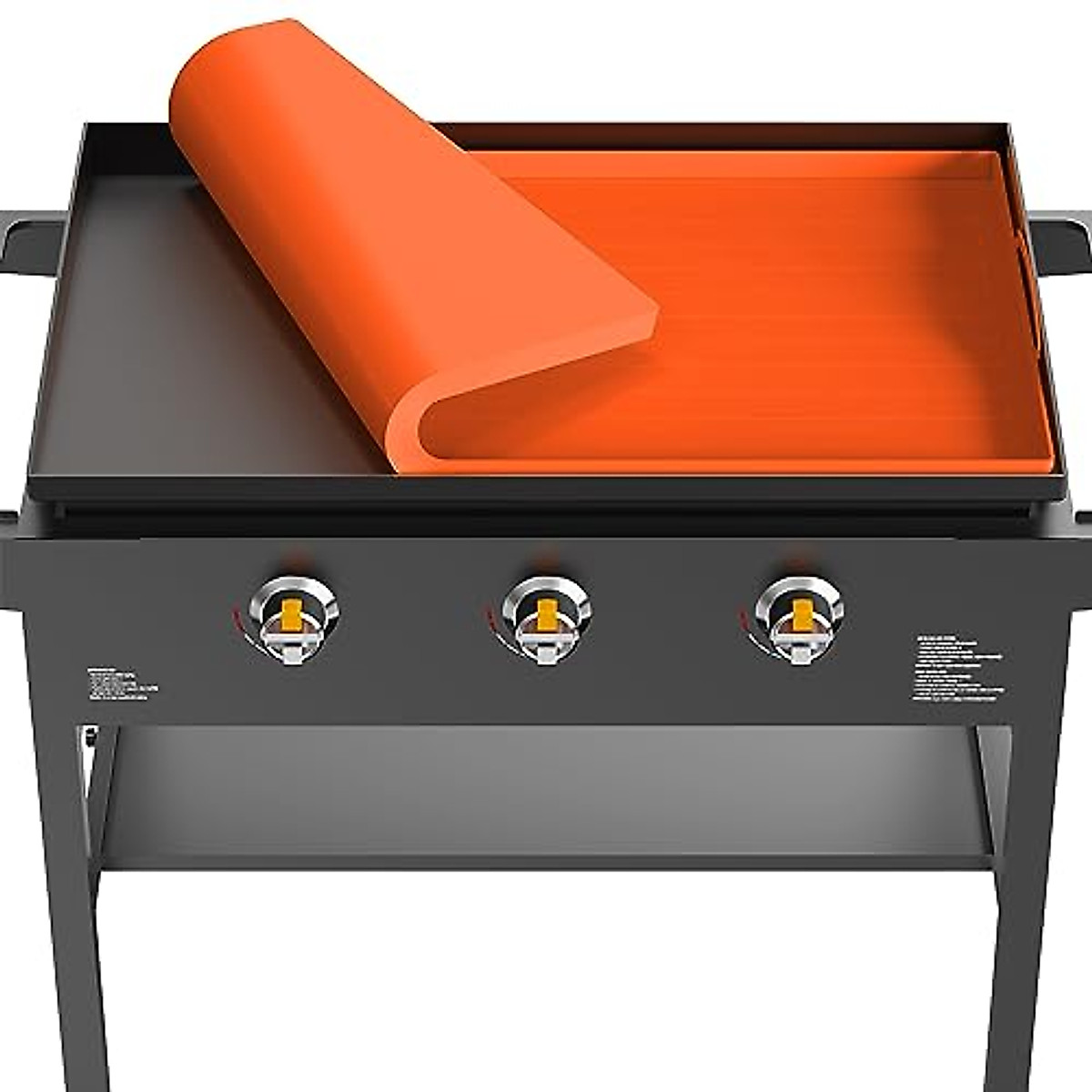 Silicone Griddle for Blackstone 28 Inch Griddle, Size:28 x 17 x 1 inches, Food Grade Waterproof Silicone Mat, Protect Your Griddle from Rodents, Insects, Debris, and Rust(Orange)