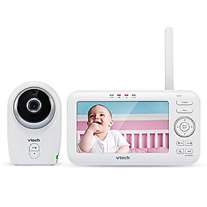 VTech VM351 Video Baby Monitor with Interchangeable Wide-Angle Optical Lens and Standard Optical Lens