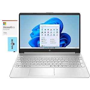 HP 15-dy2193dx Home & Business Laptop (Intel i5-1135G7 4-Core, 8GB RAM, 256GB m.2 SATA SSD, Intel Iris Xe, 15.6" 60Hz Full HD (1920x1080), Win 11 Pro) with MS 365 Personal, Hub