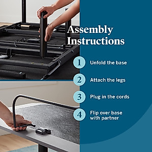 LUCID 8 Inch Twin XL-Mattress and L150 Adjustable Bed Base – Plush Gel Memory Foam-Mattress – Bamboo Charcoal – CertiPUR-US Certified – Easy Assembly