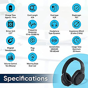 SONY Wireless Headphones for TV Watching (WHRF400R) with Transmitter Dock (TMRRF400) – 6-ft 3.5mm Stereo + NeeGo RCA Plug Y-Adapter