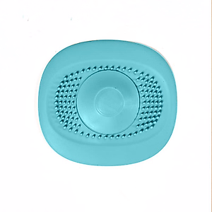 Hair Catcher and Hair Drain Stopper, 2 in 2 Sink Drain Cover, Shower Sink Drain Cover, Plastic Durable Hair Stopper Shower Drain Covers for Shower Bathtub Tub Bathroom Kitchen Sink Green