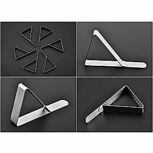 Lesunsul Outdoor Table Clip, Table Clip for Outdoor, Outdoor Tablecloth Clip, Stainless Steel Table Clip, Rust-Free, Windproof for Outdoor Indoor Party, Camping, Wedding (Pack of 24)