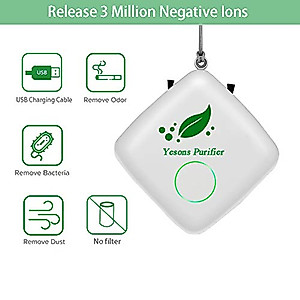 Portable Purifier Necklace,Zmenaren Mini Purifier, Suitable for Home and Office use