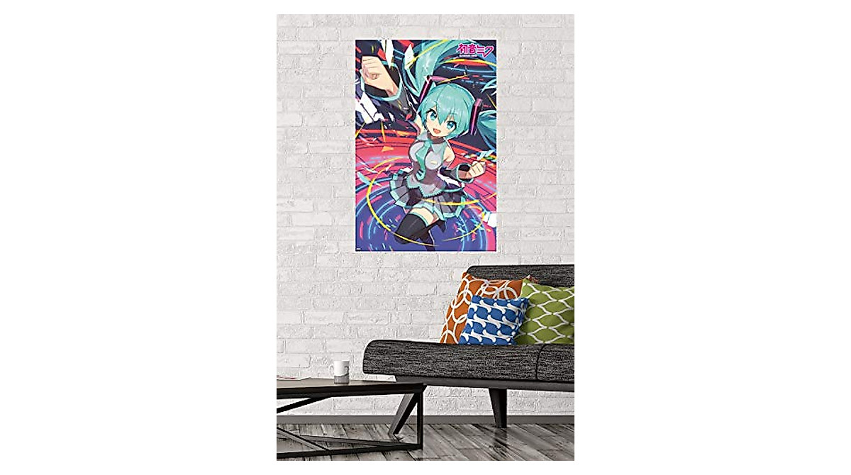 Hatsune Miku Wall Poster - Official Anime Art 22.375" x 34"