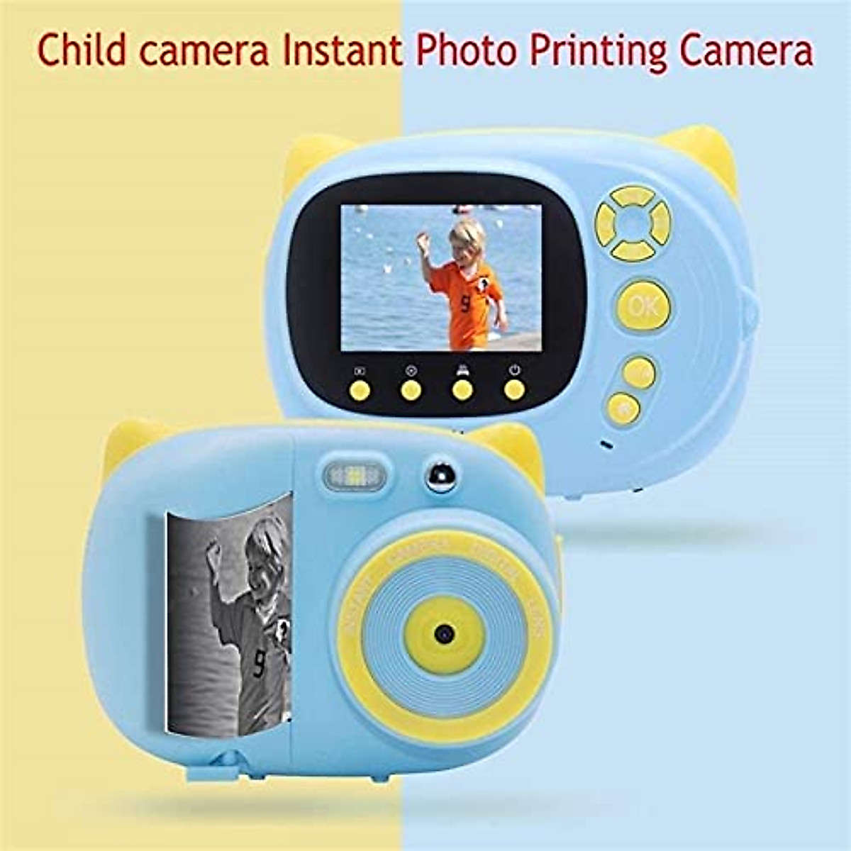 GIENEX Kids Selfie Camera, Christmas Birthday Gifts for Boys Age 3-9, HD Digital Video Cameras for Toddler, Portable Toy for 3 4 5 6 7 8 Year Old Boy with 32GB SD Card (Color : Pink)
