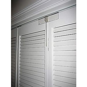 Safety Innovations Complete Deluxe Bi-fold Door Lock - (2- Pack) - Fits Doors from 1 1/8" - 1 3/8" Thick - Made from Unbreakable Clear Polycarbonate