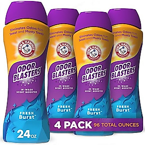 Arm & Hammer Odor Blaster In-Wash Scent Booster - Fresh Burst, 24 oz, Pack of 4