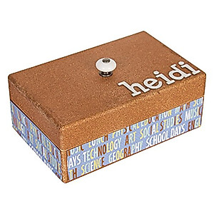 Walnut Hollow Unfinished Wood Roomy Box with Hinged Lid for Arts, Crafts and Home Decor Brown