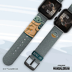 Star Wars: The Mandalorian - Grogu Smartwatch Band - Officially Licensed, Compatible with Every Size & Series of Apple Watch (watch not included)