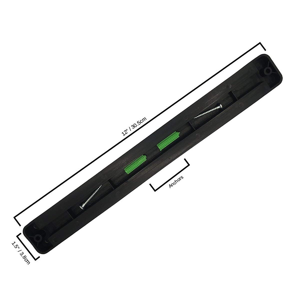 SiliSlick 12”/30.5cm Magnetic Knife Bar - Organize Kitchen Knives, Tool Holder, Utensil Organizer, Storage Rack