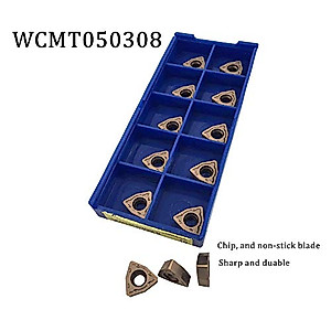 GBJ WC Series Drill Bites Insert Drill Metal Drill Bits Diameter 24.5mm/0.96in Depth 4in 4D Indexable U Drill Machinery Lathes CNC Water Drill with 10pcs WCMT050308FN（Bronze） U Drill Inserts