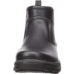 Skechers Men's RESMENT-Korver Chelsea Boot, Black/Black, 11 Medium US