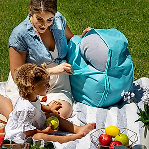 PharMeDoc Pregnancy Body Pillow C Shape Special Carry and Storage Bag - Bag Only, Pillow Sold Separately