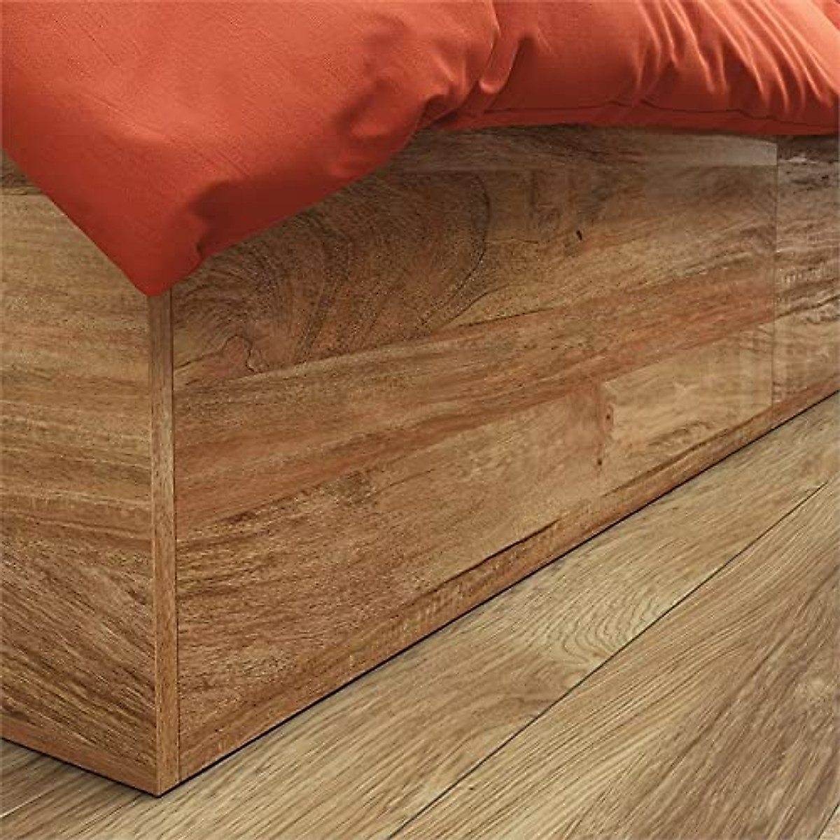 Sauder Cannery Bridge Twin Mate's Bed in Sindoori Mango, Sindoori Mango Finish