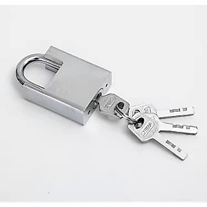 Safety Bicycle Chain Lock, Motorcycle Lock, Cannot Be Cut with Bolt Cutters Or Hand Tools.Premium Case-Hardened Security Chain for Motorcycles, Bike, Generator, Gates ,Outdoor Furniture,, Silver