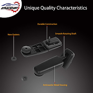 Rear Window Hinge Set Liftgate Glass Hinge Right & Left | for 2001-2007 Ford Escape 2005-2007 Mercury Mariner | #YL8Z78420A68BA, YL8Z78420A69BA, YL8Z-78420A68-BA, YL8Z-78420A69-BA